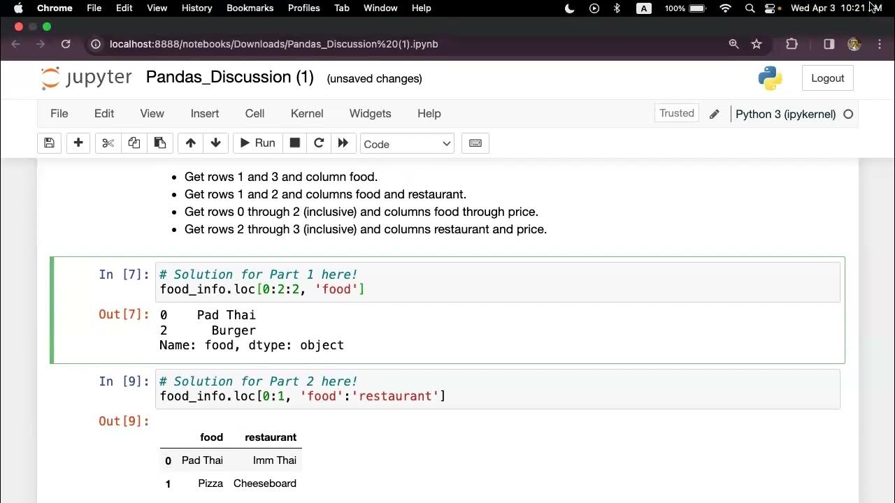 Python DeCal Spring 2024 - Data with Numpy, Pandas Discussion - YouTube