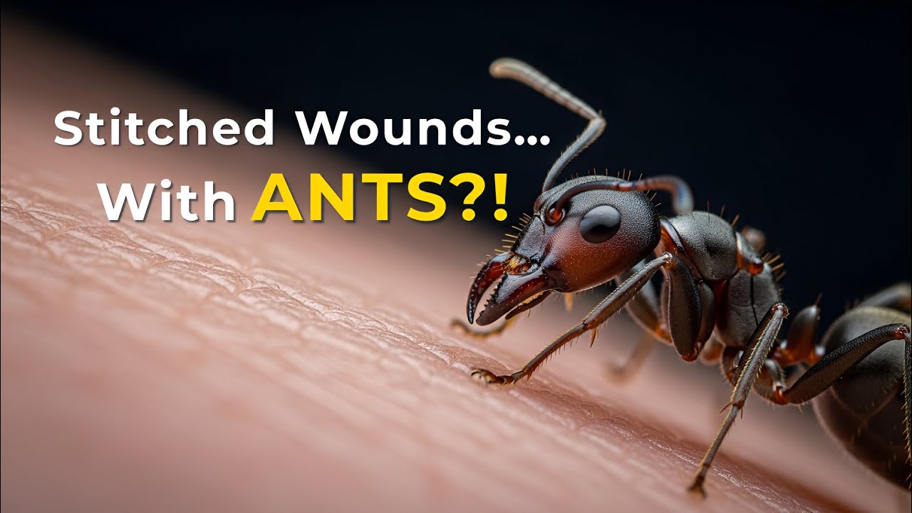 The Ancient Surgery Trick: How Ants Stitched Human Wounds - YouTube