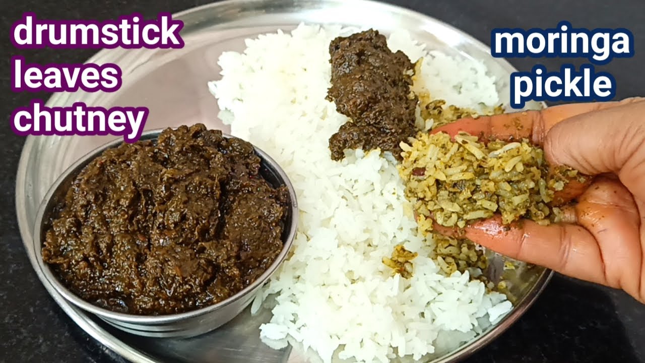 Moringa pickle recipe/Drumstick leaves chutney for idli dosa chapathi ...