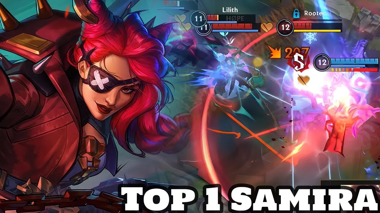 Wild Rift Samira - Top 1 Samira Gameplay Rank Challenger - YouTube