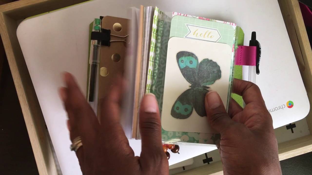 My DIY Pocket Size Traveler's Notebook Setup - YouTube