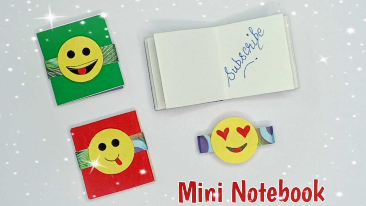 Diy Mini Notebook, Diy Back To School, Mini Pocket Book Craft Ideas ...