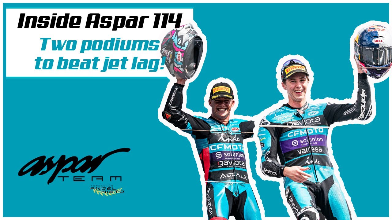Inside Aspar 114 - Two podiums to beat jet lag - YouTube
