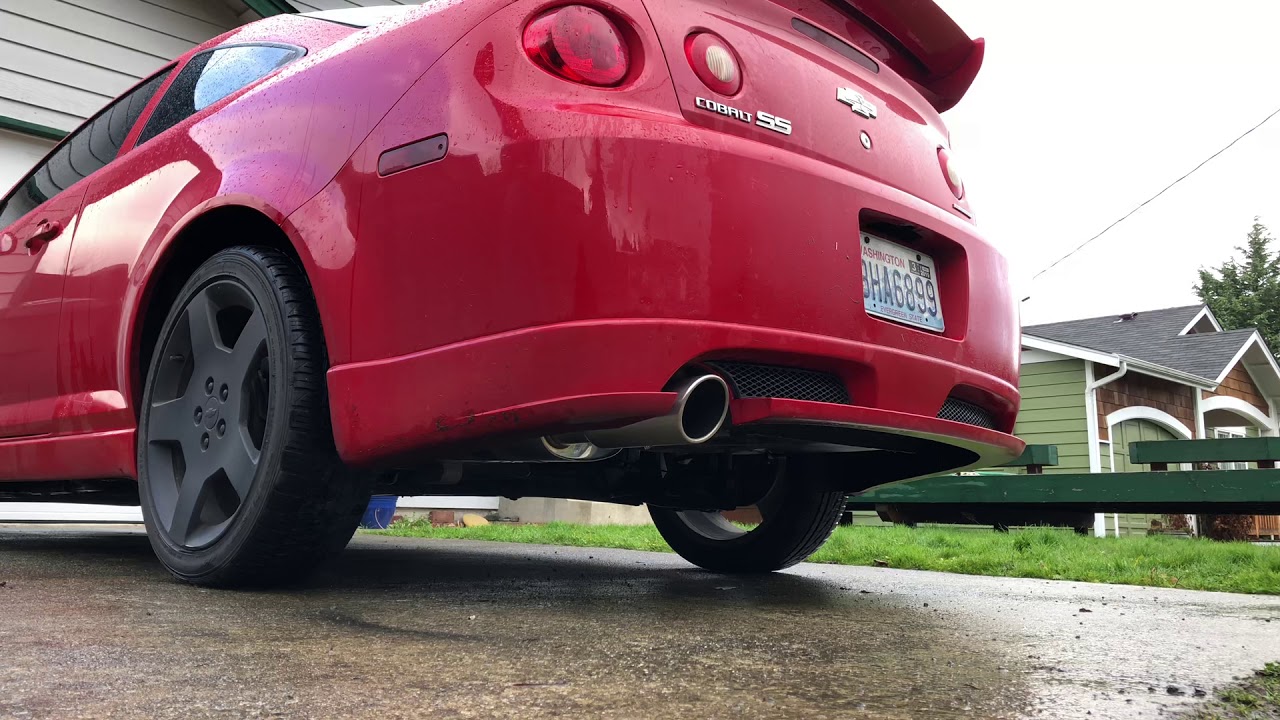 2007 Chevy cobalt ss supercharged zzp exhaust - YouTube