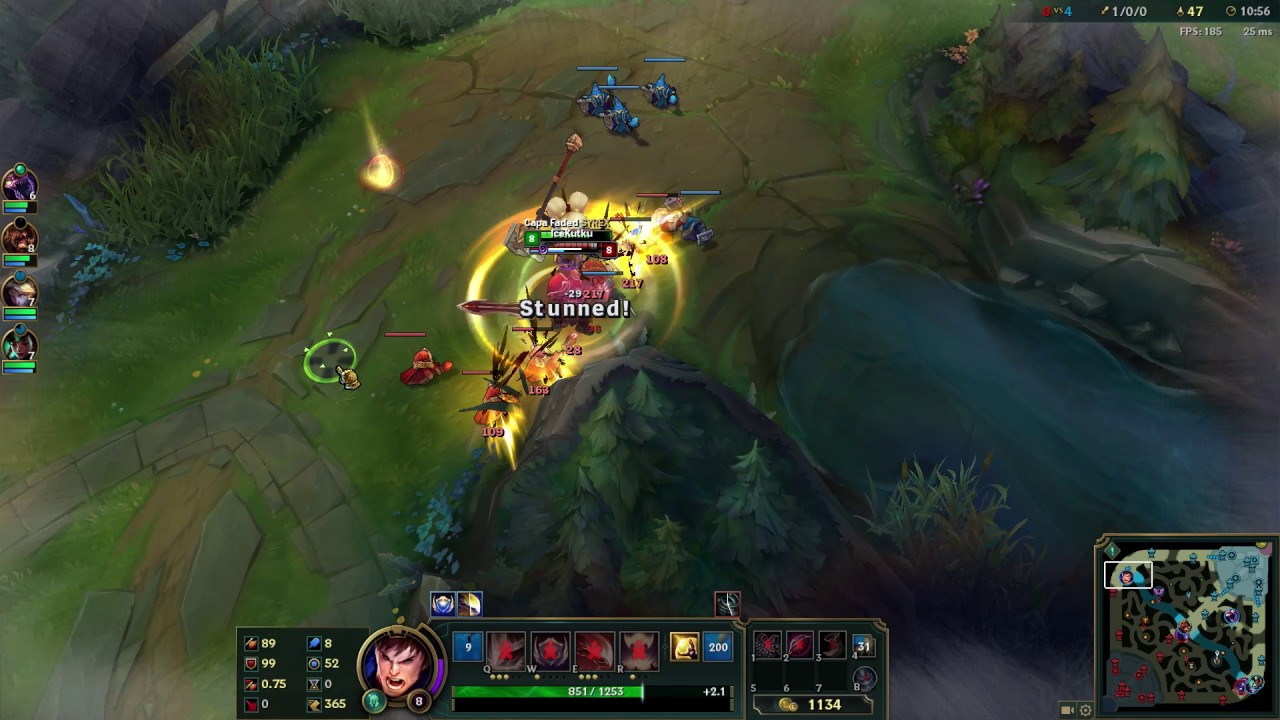 •LIVE• League Of Legends Full Tank Garen Fun - YouTube