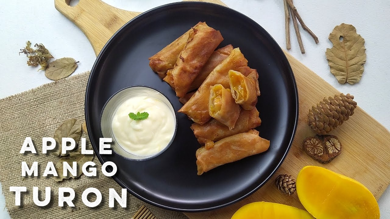 Apple Mango Turon Recipe | Filipino Dessert with a twist | Cheat Meal ...