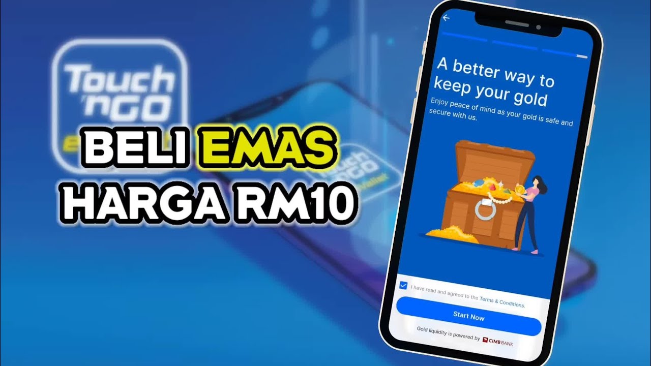 Cara Beli Emas di Touch n Go eWallet | e-Mas(Tak Patuh Syariah) - YouTube