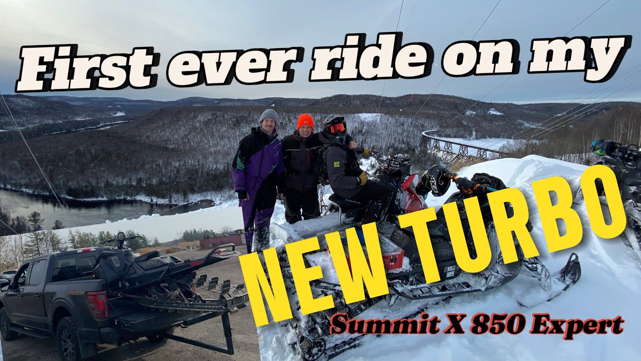 First ever ride on my NEW TURBO! Summit X 850 Expert - YouTube