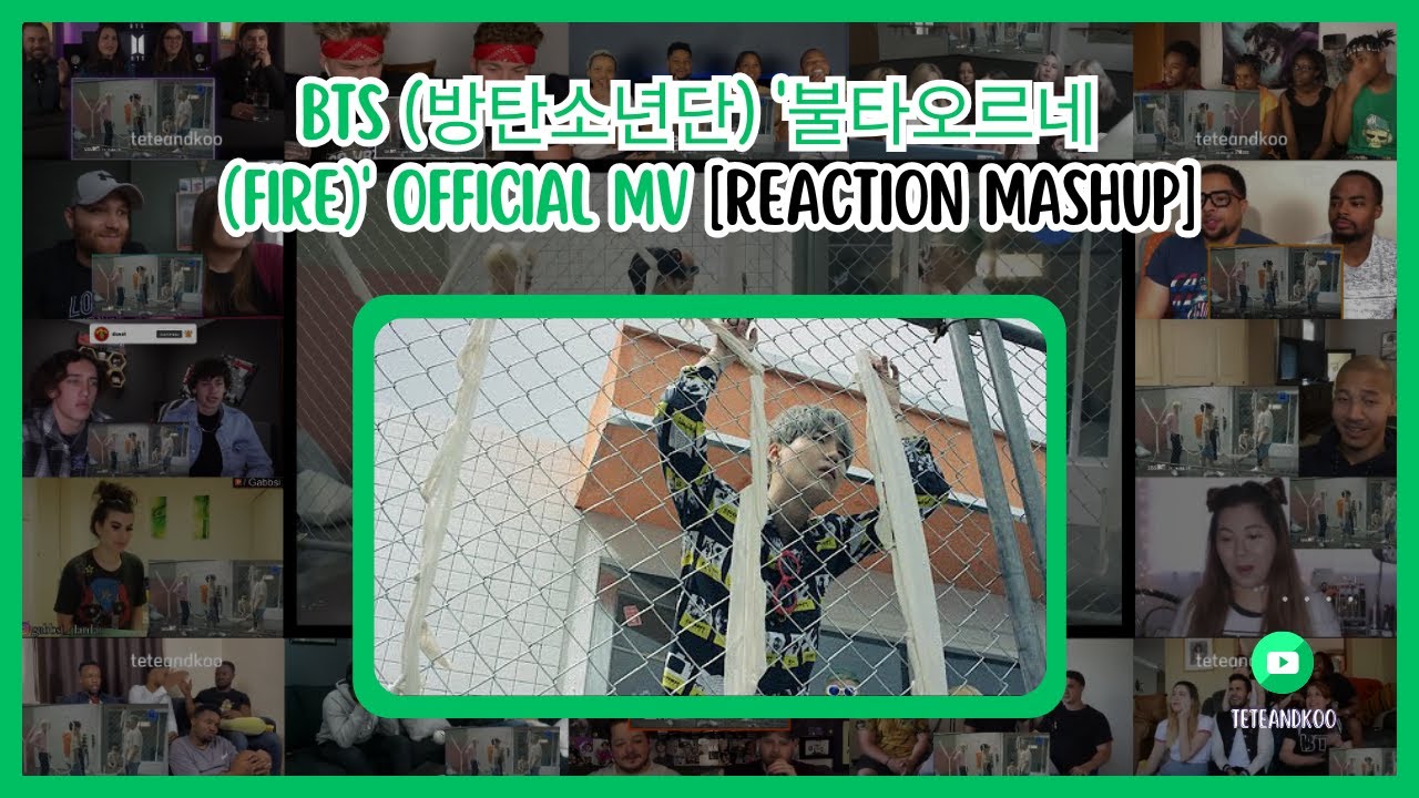 [BTS] BTS 'FIRE' Official MV | Reaction mashup - YouTube