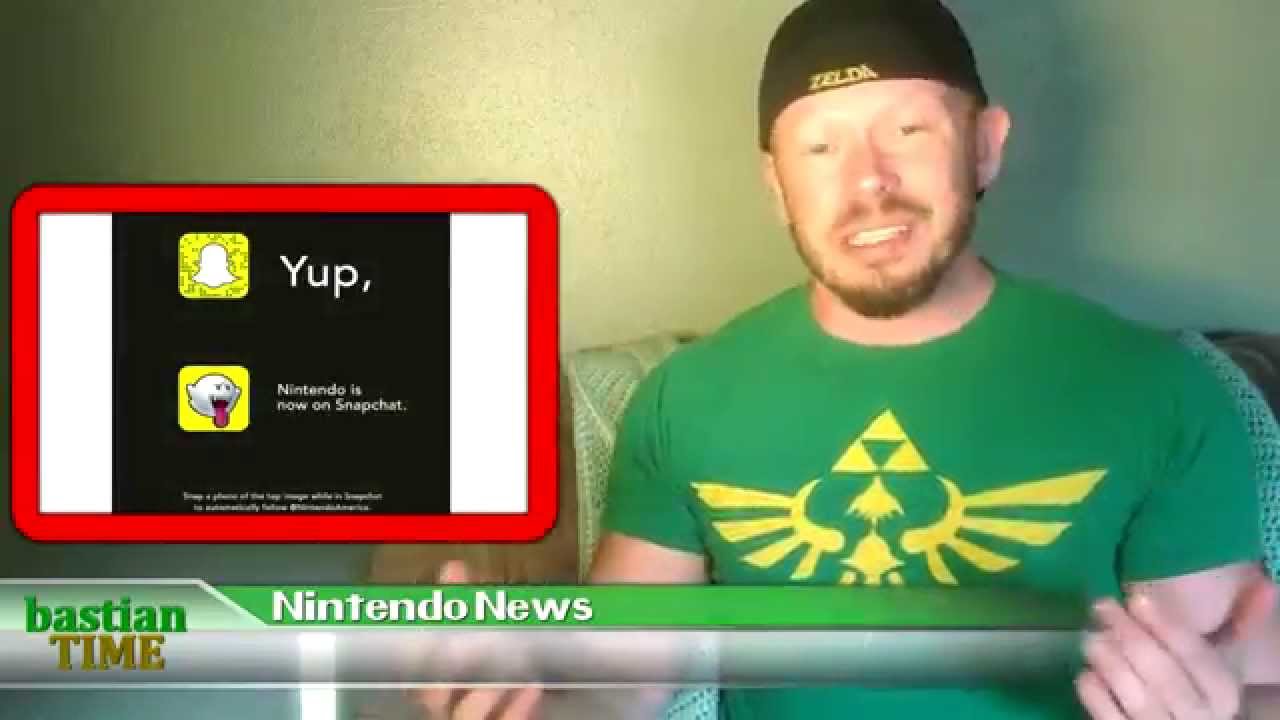 Nintendo News: Nintendo finally has Snapchat and Periscope - YouTube