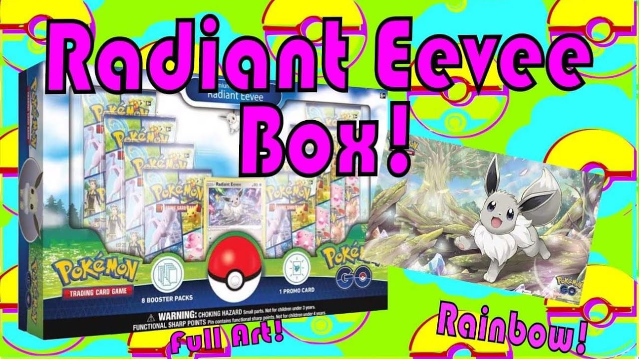 Opening Pokemon GO TCG - RADIANT EEVEE Collection Box! Huge hits ...