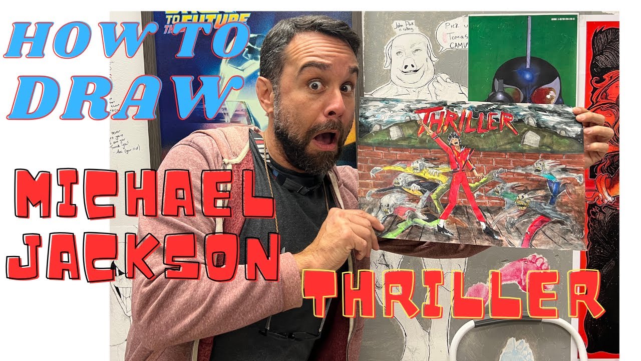 How to Draw Michael Jackson/Thriller - YouTube