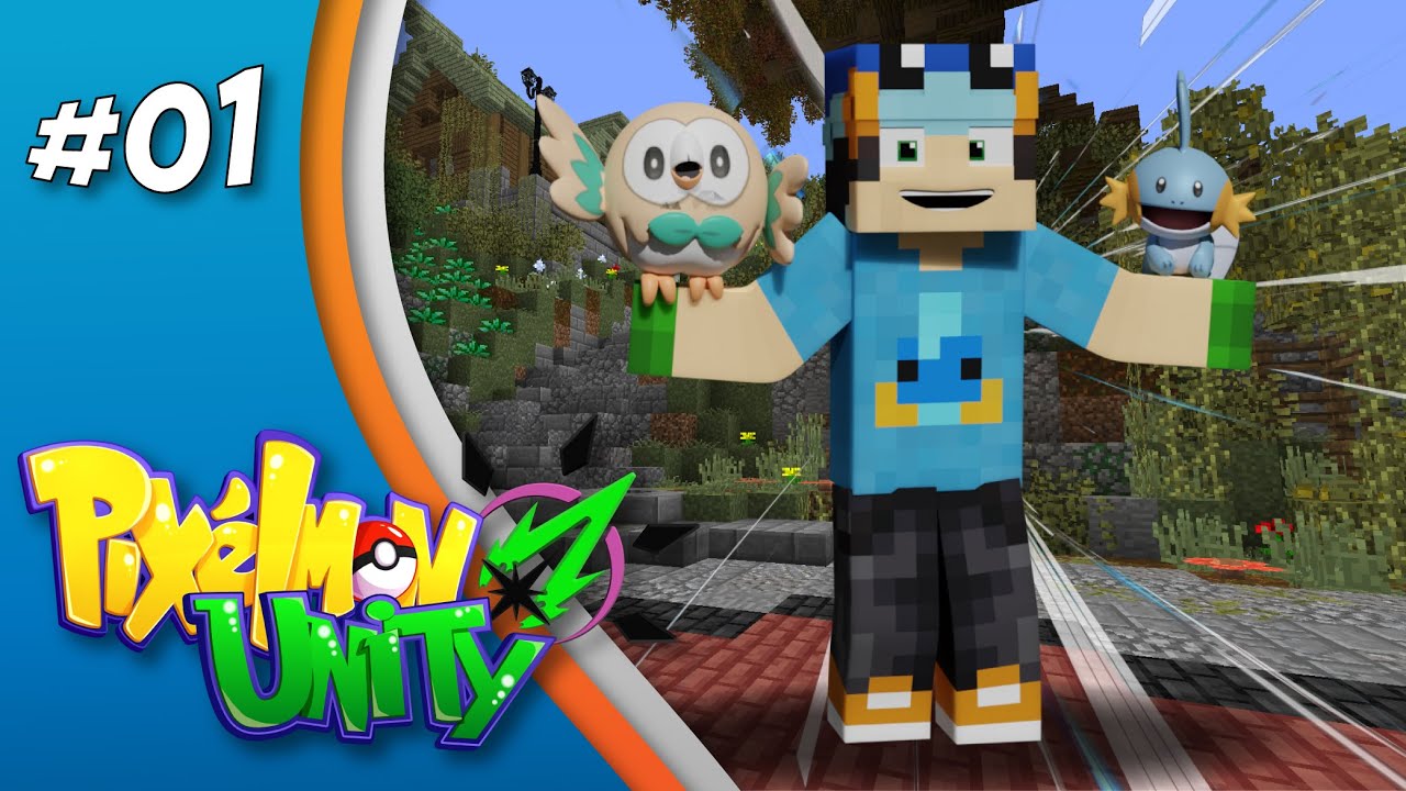 QUANDO vuoi ᗰᑌᗪᛕIᑭ e ti capita 𝐑𝐨𝐰𝐥𝐞𝐭 | Gameplay PIXELMON UNITY #1 ...