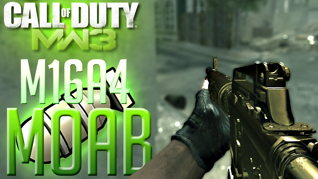 MW3 | M16A4 - MOAB | Przedpremierowo o Advanced Warfare - YouTube