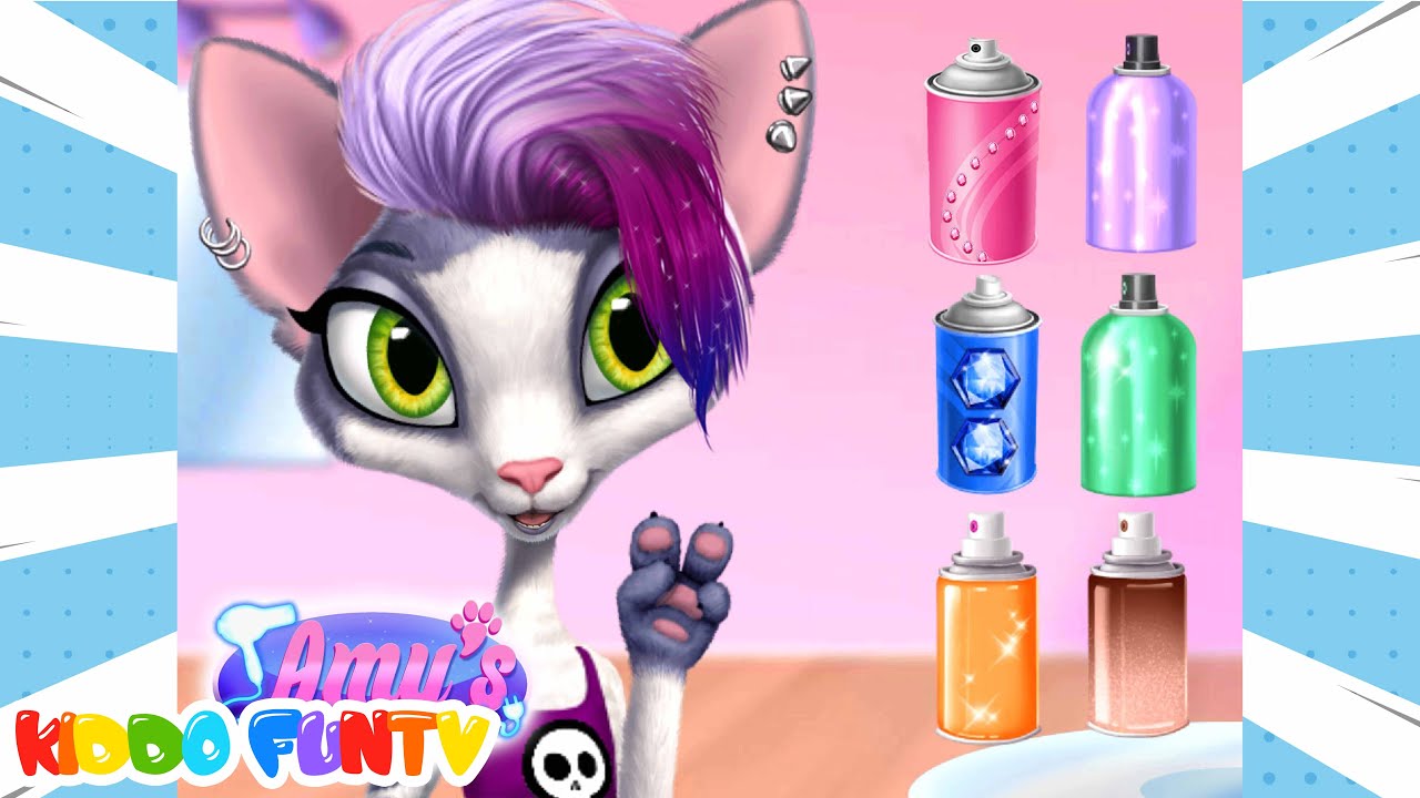 Amy Animals HairSalon - Fun Animals Care & Pet Makeover Game for Kids ...