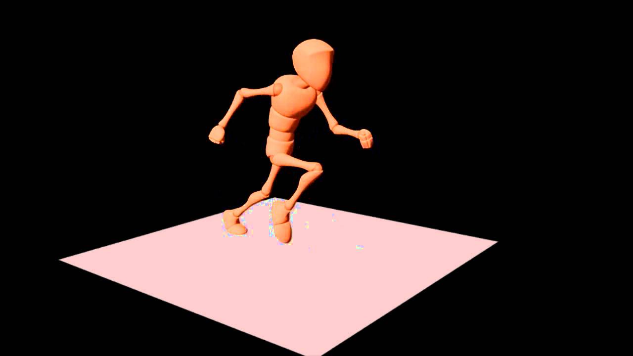 Back to basics - Run cycle ( 15 frames 3 steps per second) - YouTube