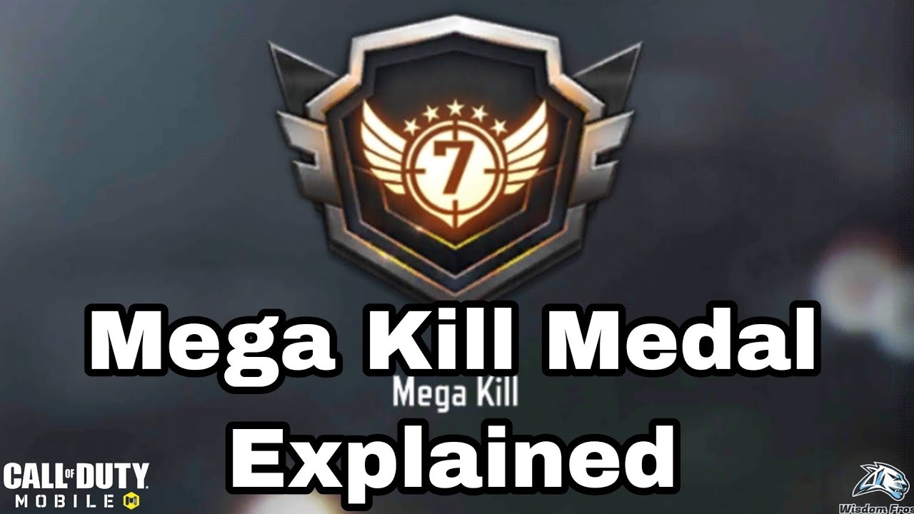 Mega Kill Medal Explained in Cod Mobile 2023 | With Gameplay - YouTube
