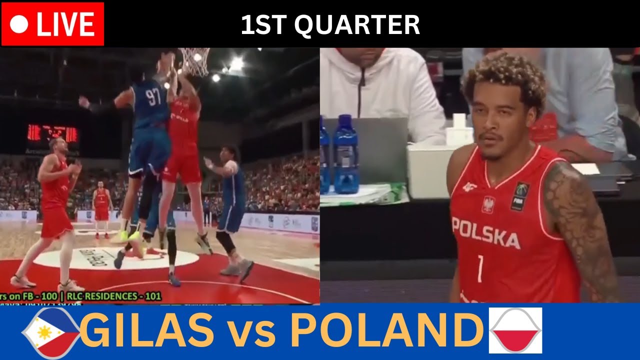 GILAS PILIPINAS vs POLAND Full Game 1st Quarater | JUNE 30, 2024 - YouTube