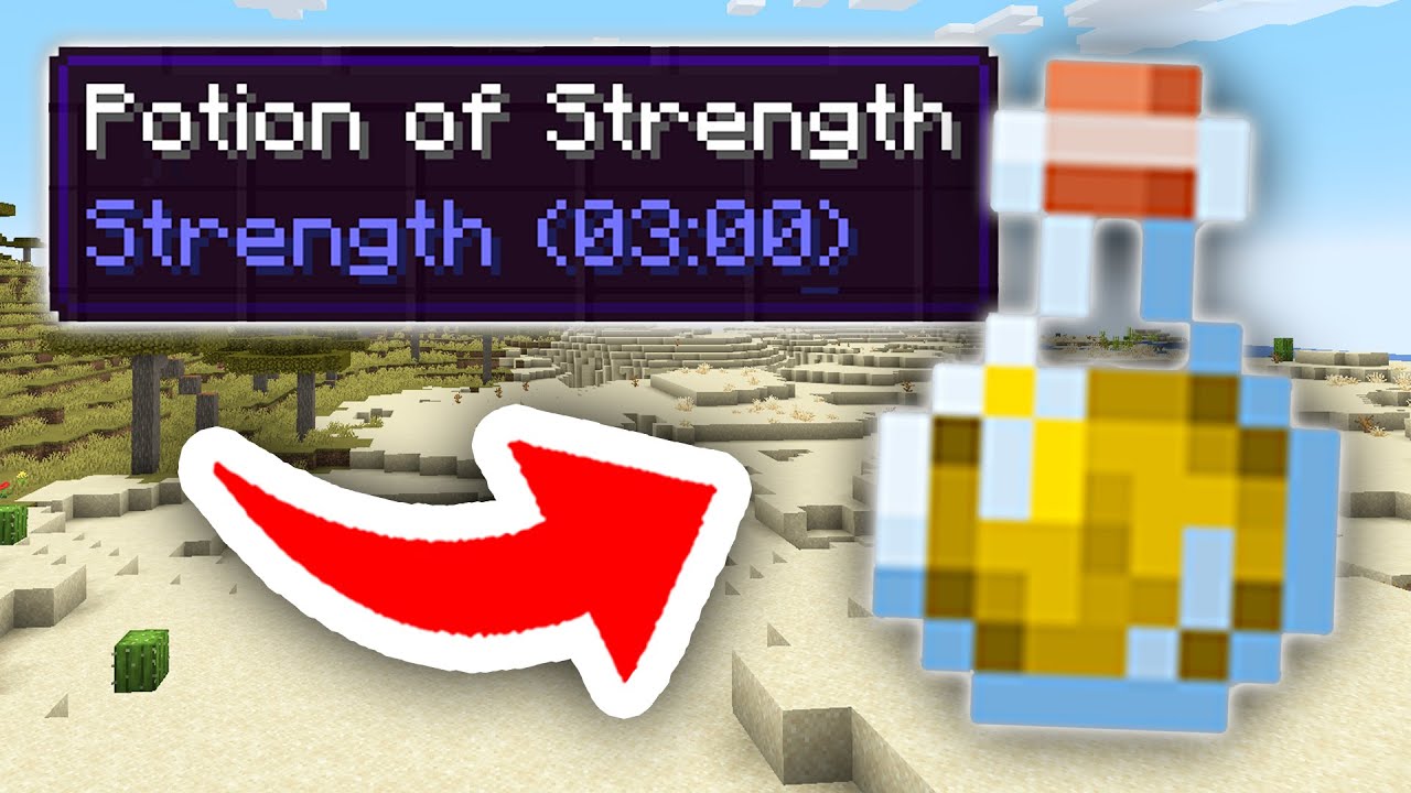 How To Make A Potion Of Strength In Minecraft - Easy Guide - YouTube