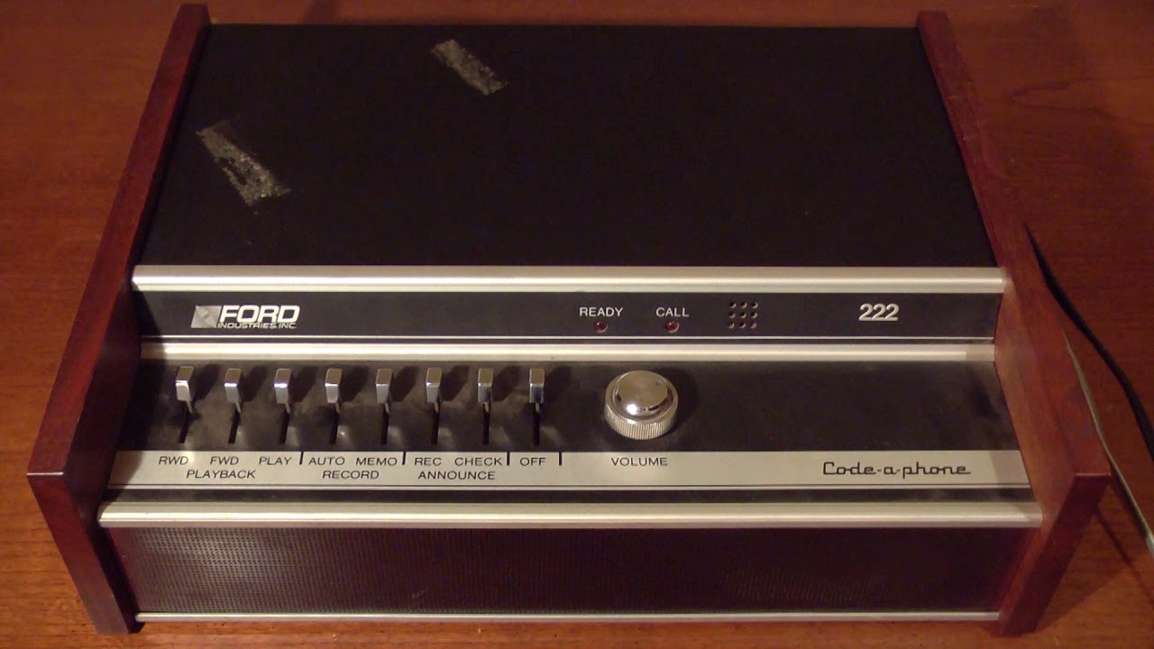 Code-a-phone 222 Telephone Answering Machine Repair Part 2 - YouTube