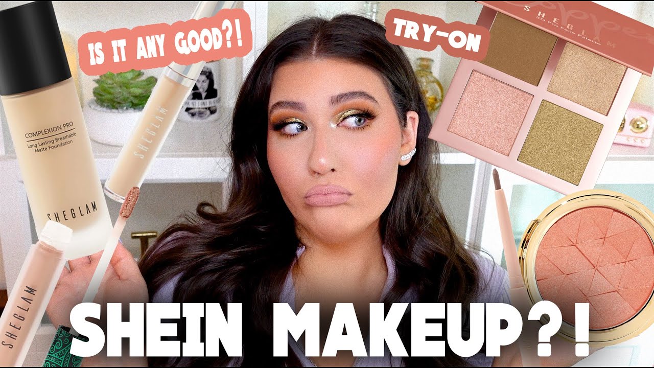 NEW! SHEIN / SHEGLAM MAKEUP || FIRST IMPRESSIONS & TUTORIAL - YouTube