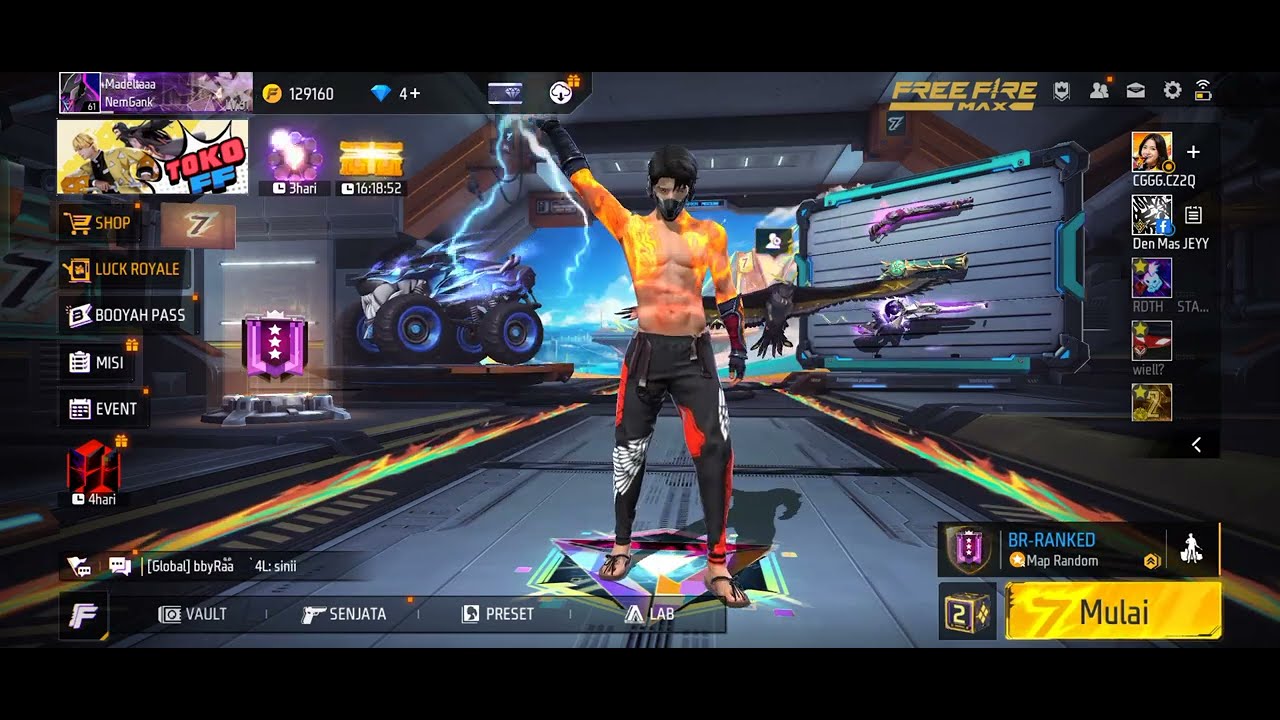 Bagi bagi akun ff sultan id 8 digit - YouTube