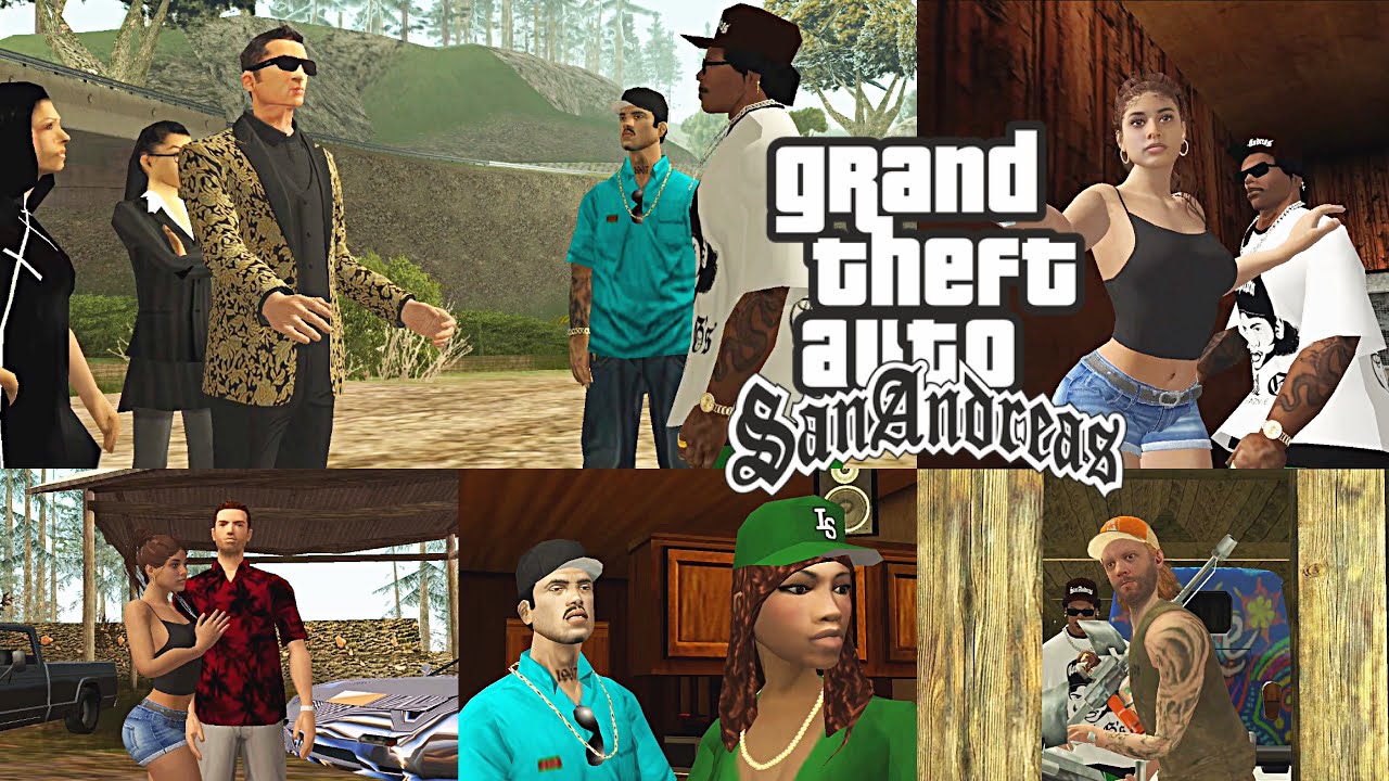 GTA San Andreas Ryder Player Mod Showcase Gameplay Part 4 - YouTube