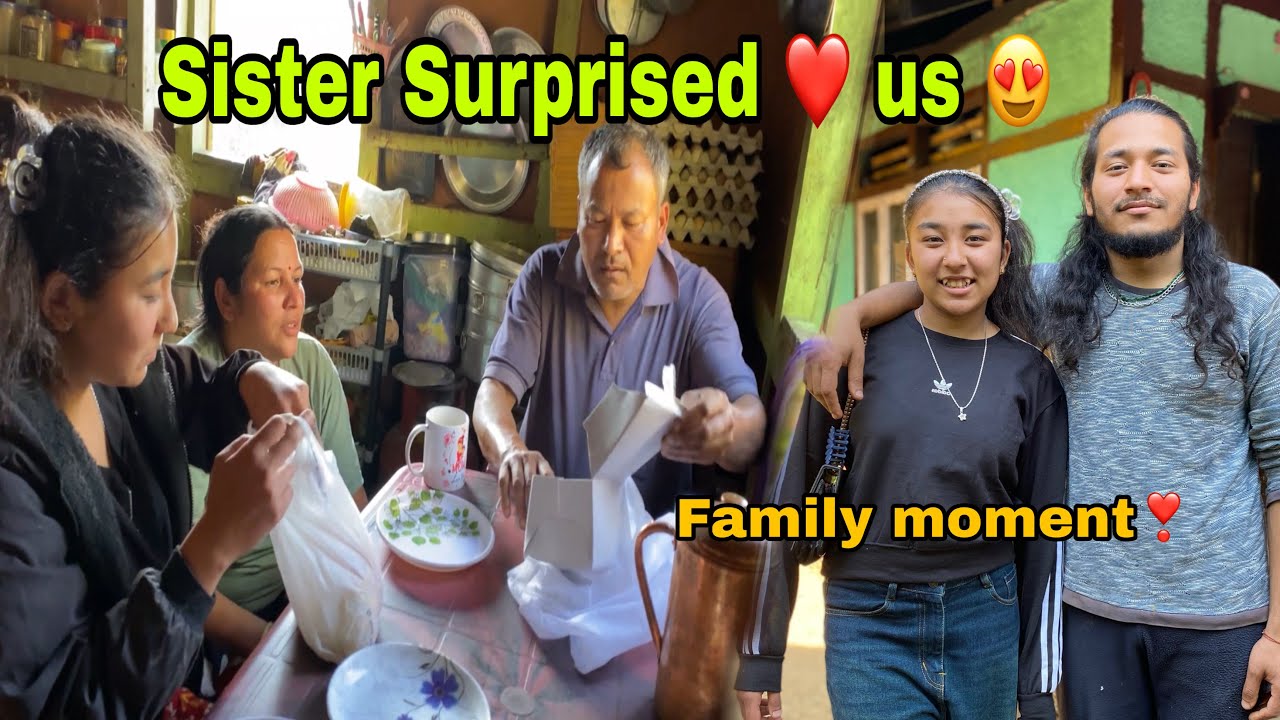 Choti Sister Bada Surprise ️ || Family Moment 😍 - YouTube