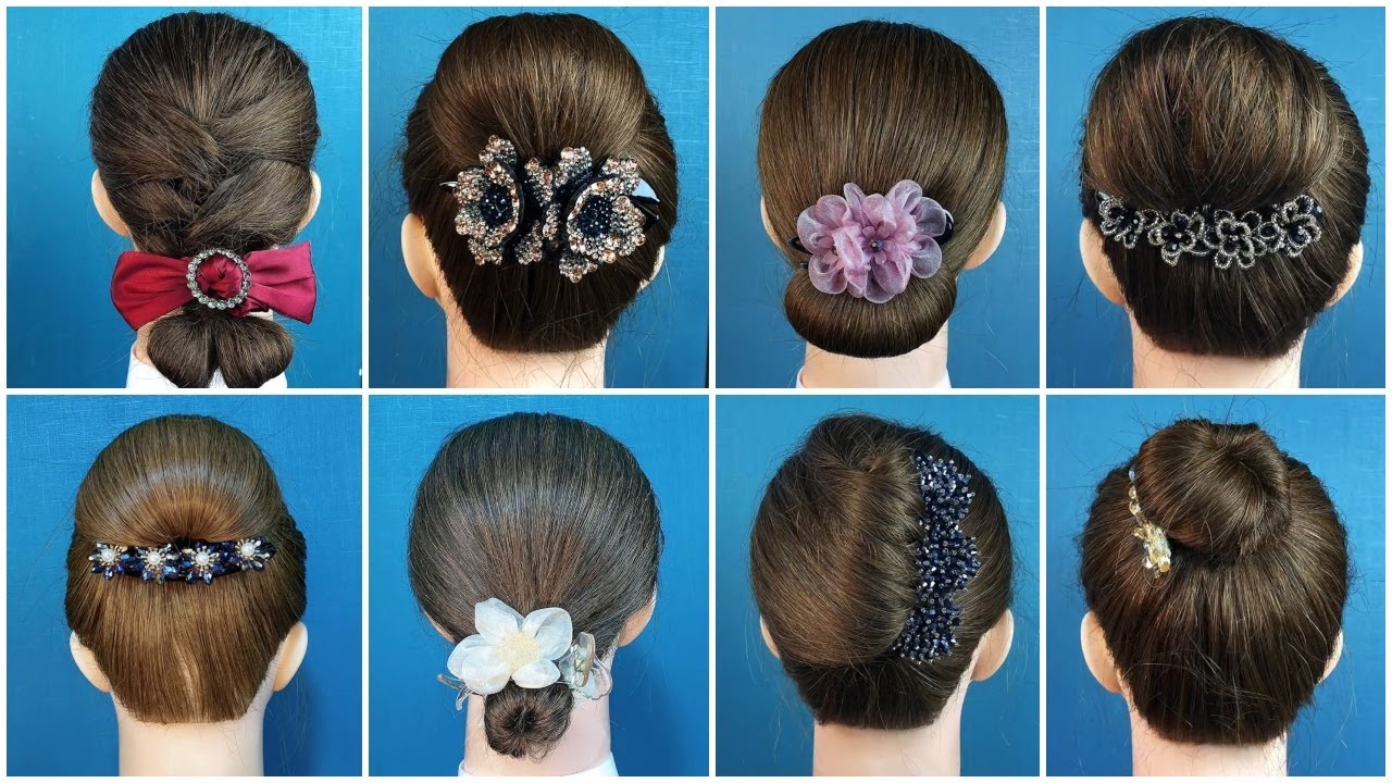 Simple & Cute hairstyles for Girl's | Cool Bun Hairstyles for Girls ...