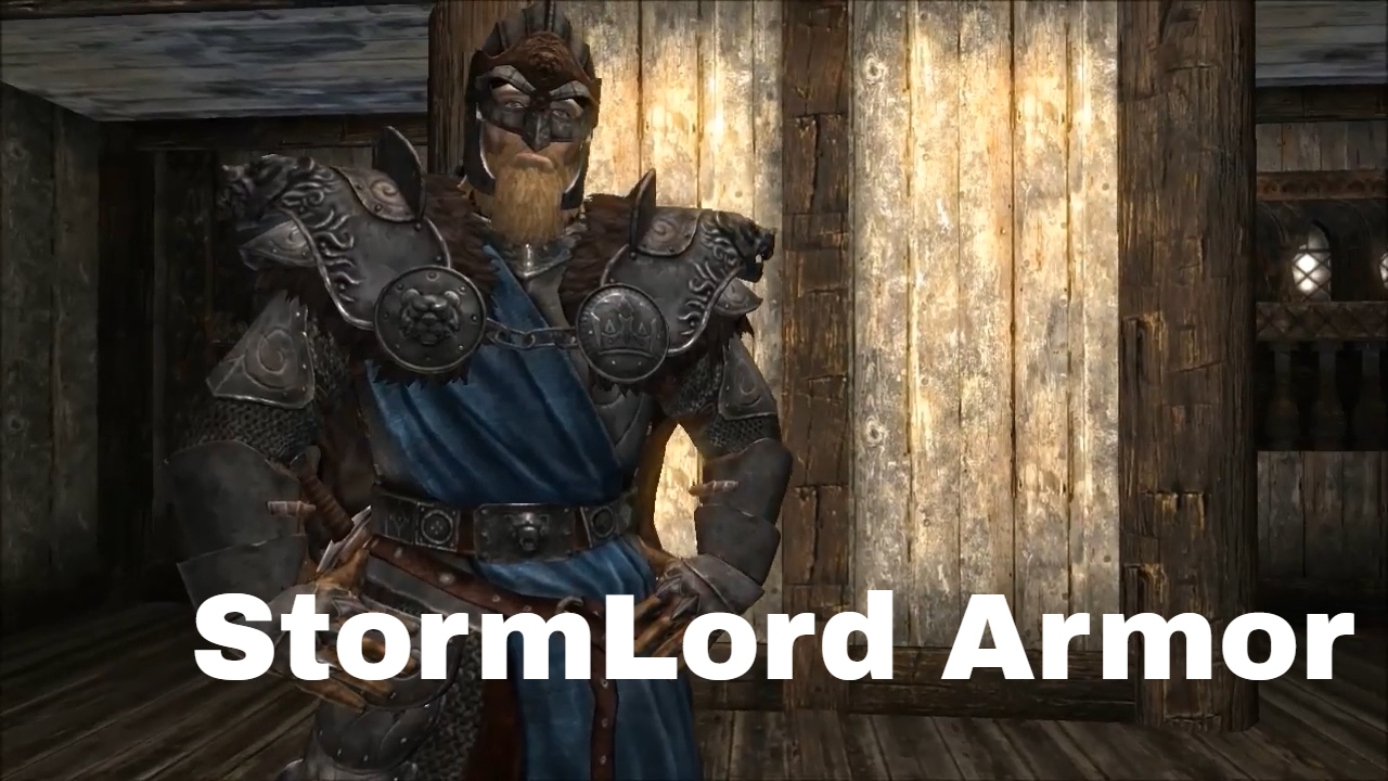 Stormlord armor mod review (Skyrim) - YouTube