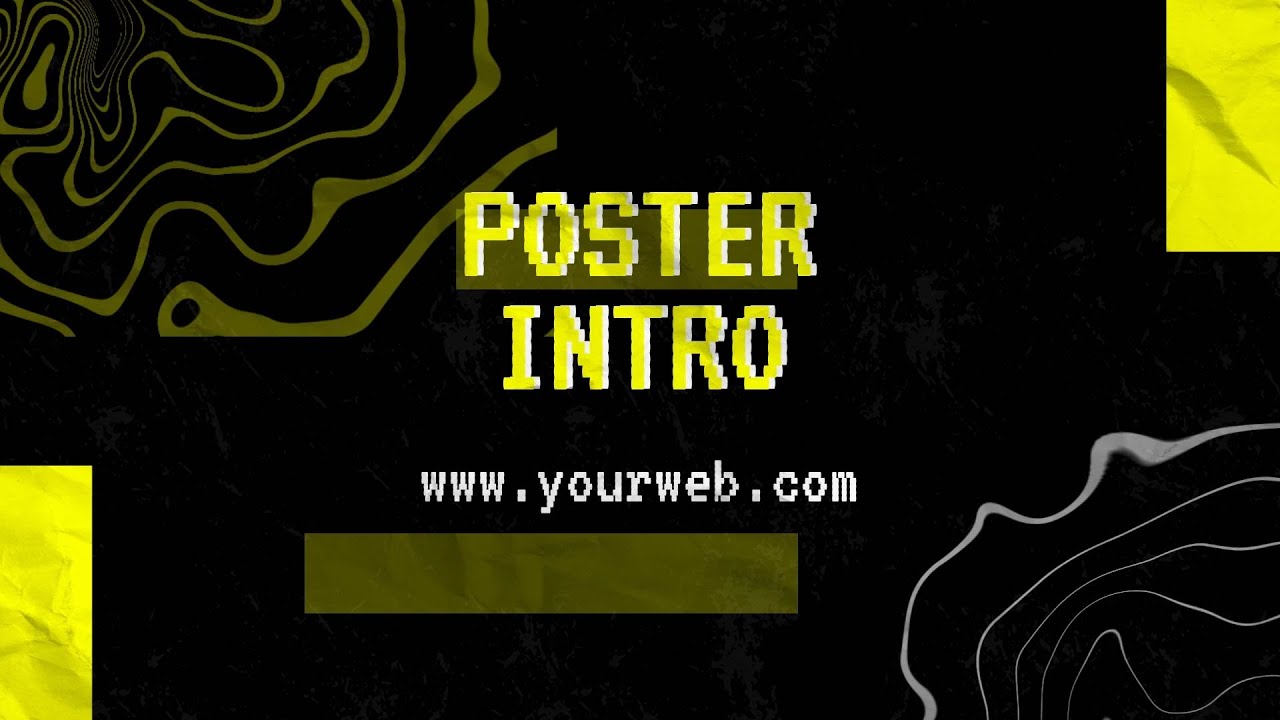 Poster Intro After Effects Templates | Easy to Use | No Plug-in ...