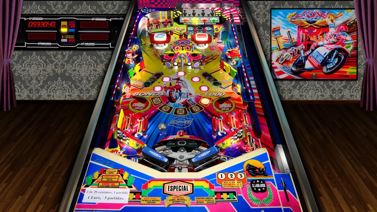 250CC Pinball VPX - YouTube