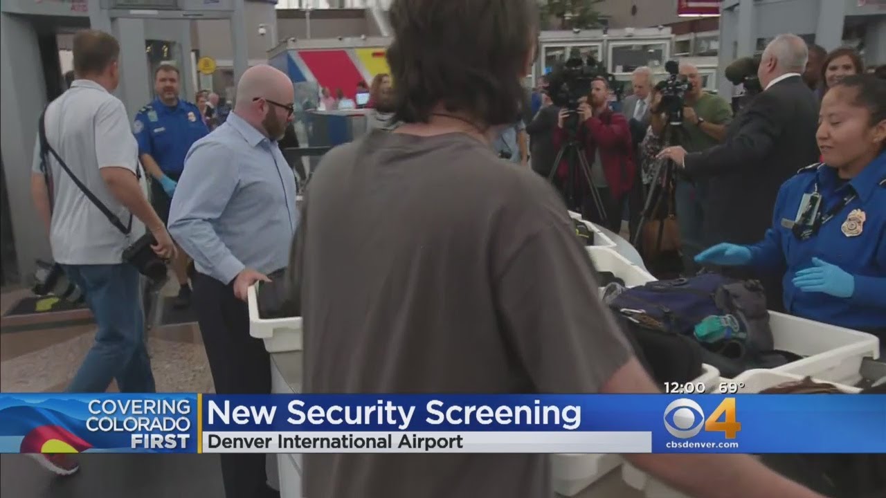 Testing Begins On Automated Security Screening At DIA - YouTube