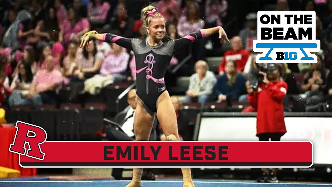 Spotlighting Emily Leese | Rutgers Gymnastics | On The Beam - YouTube