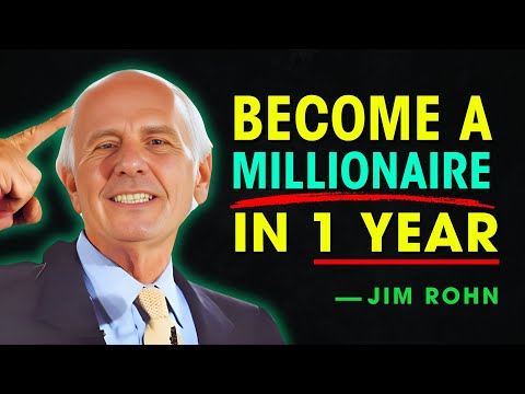 BECOME a MILLIONAIRE in 1 Year!  How to Build Wealth Fast - Jim Rohn Motivation
