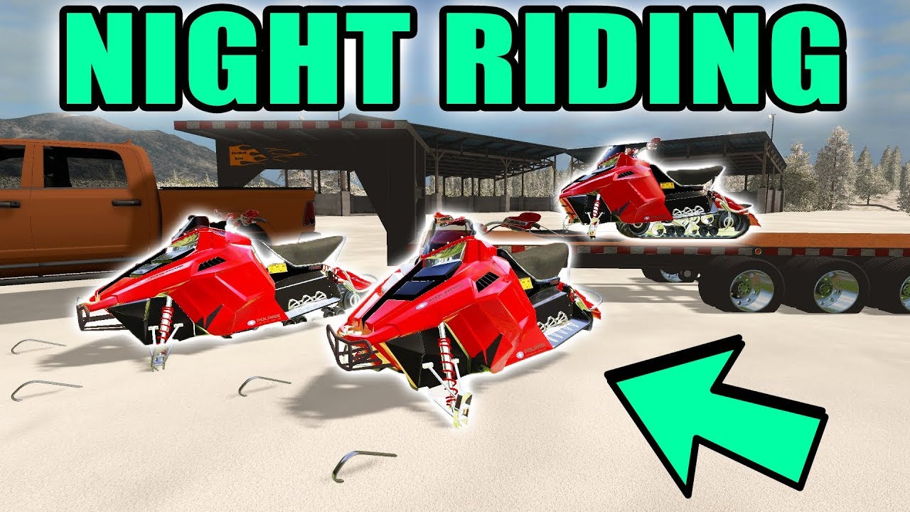 FARMING SIMULATOR 2017 | LOADING UP SNOWMOBILES & HEADING OUT FOR A ...