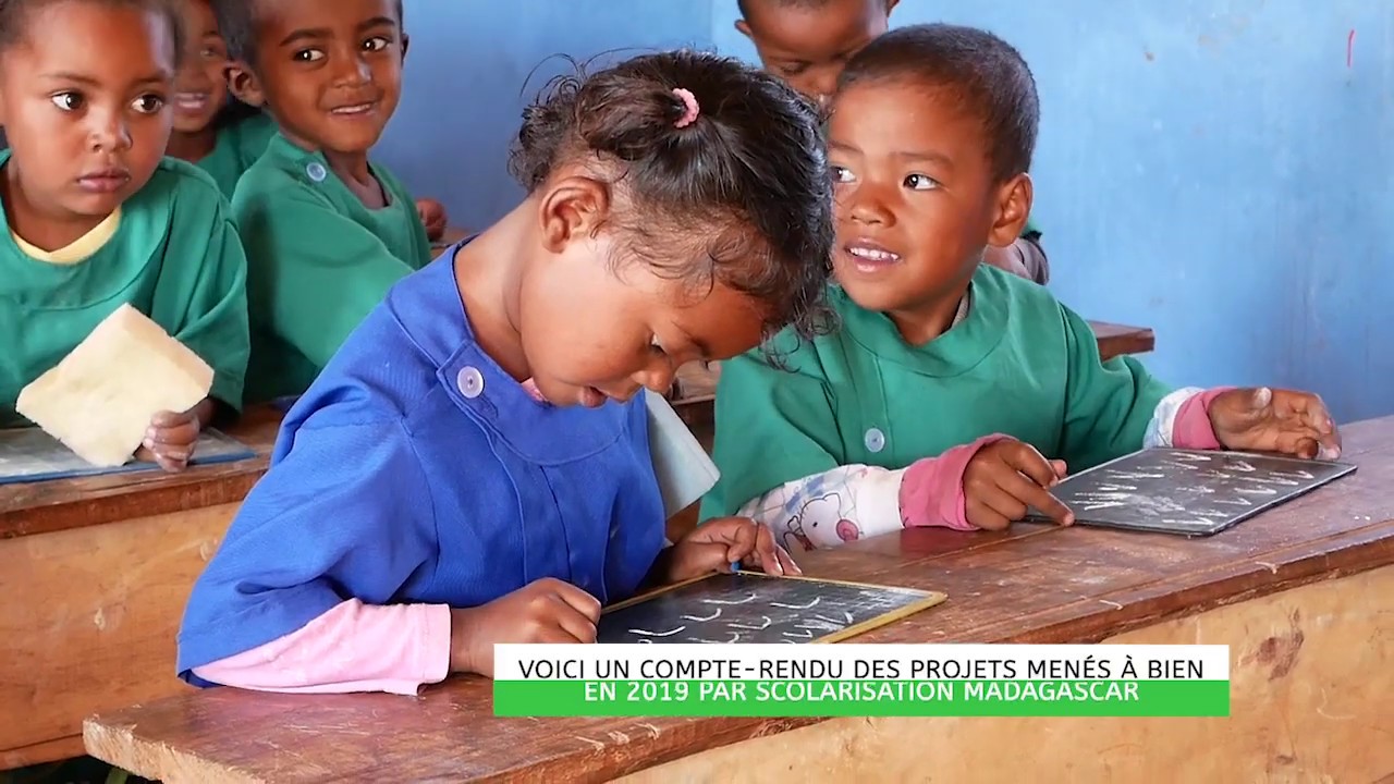 Bilan 2019 - Scolarisation Madagascar - YouTube