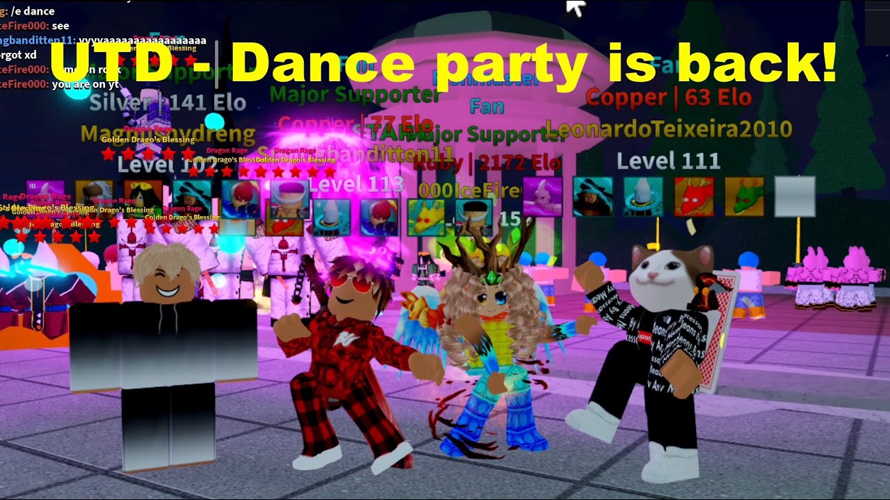 UTD - Grinding gold with friends and subscribers (Dance Party is BACK ...