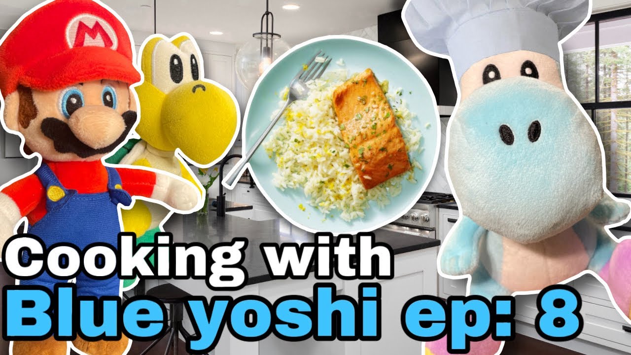 WPV: Cooking with Blue yoshi ep: 8 salmon and rice! - YouTube