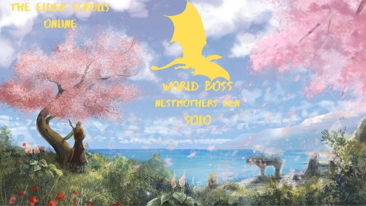 ESO:World Boss in Auridon Nestmothers Den-Solo - YouTube