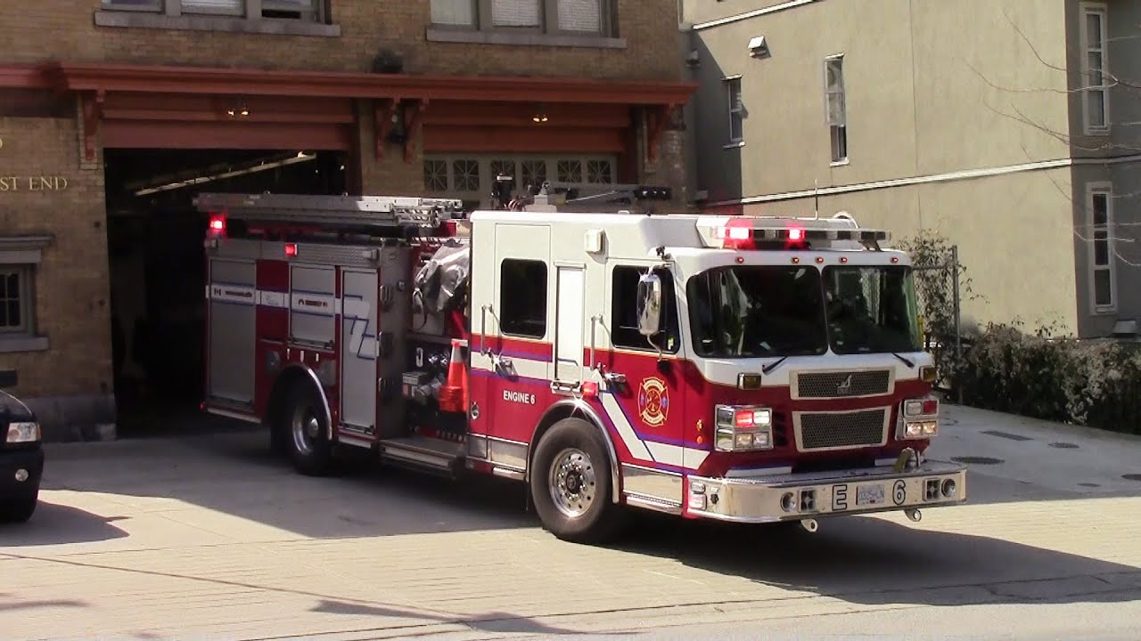 Vancouver Fire Engine 6 Responding - YouTube