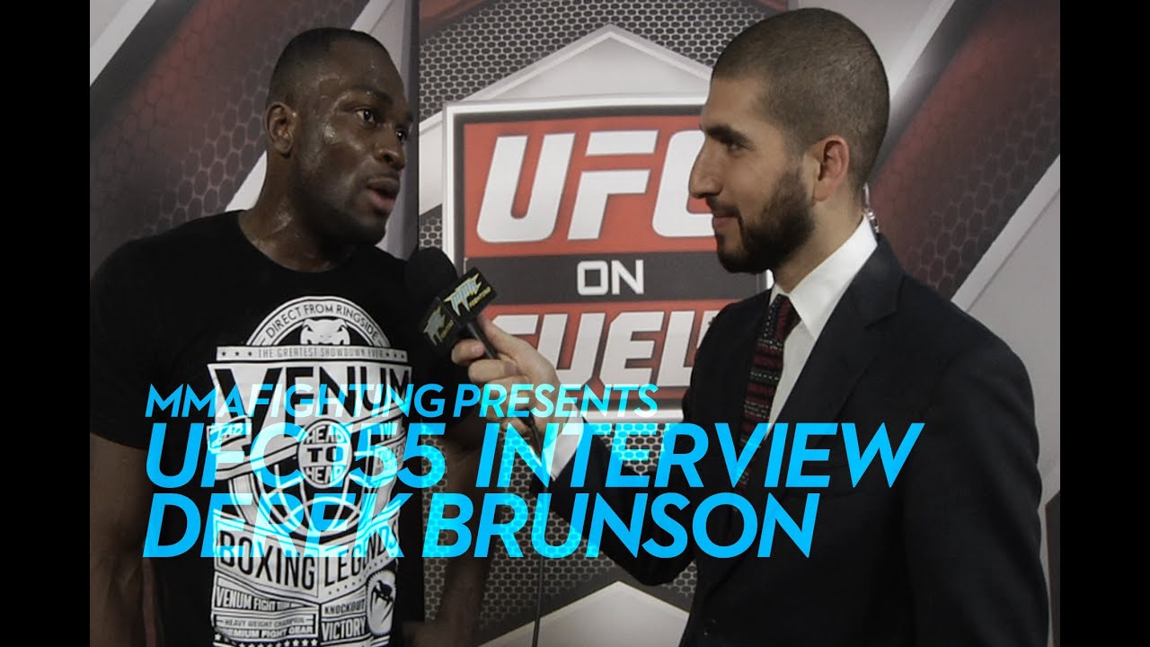 UFC 155: Derek Brunson Tells MW Division to 'Watch Out' - YouTube