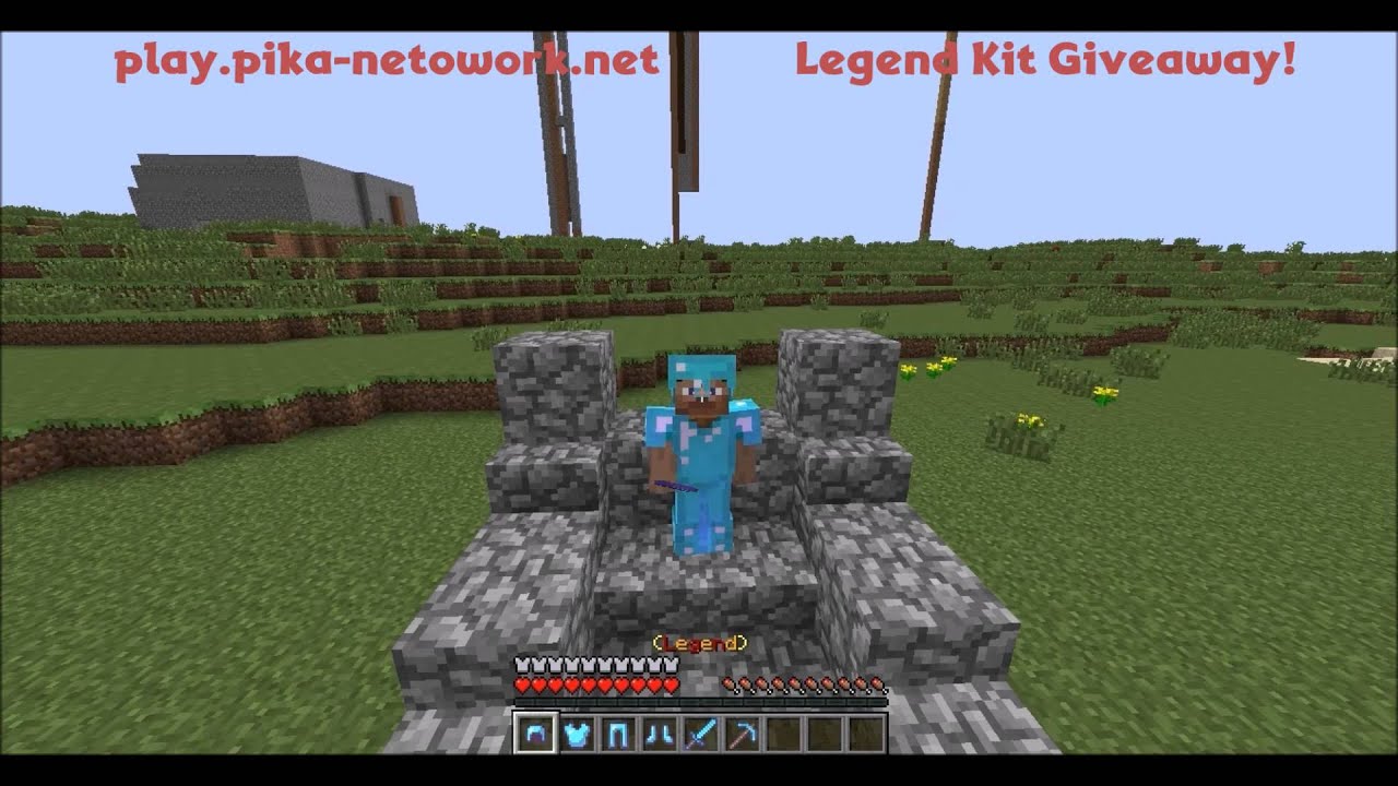 Minecraft Kit Giveaway! "LEGEND KIT!" [CLOSED] - YouTube