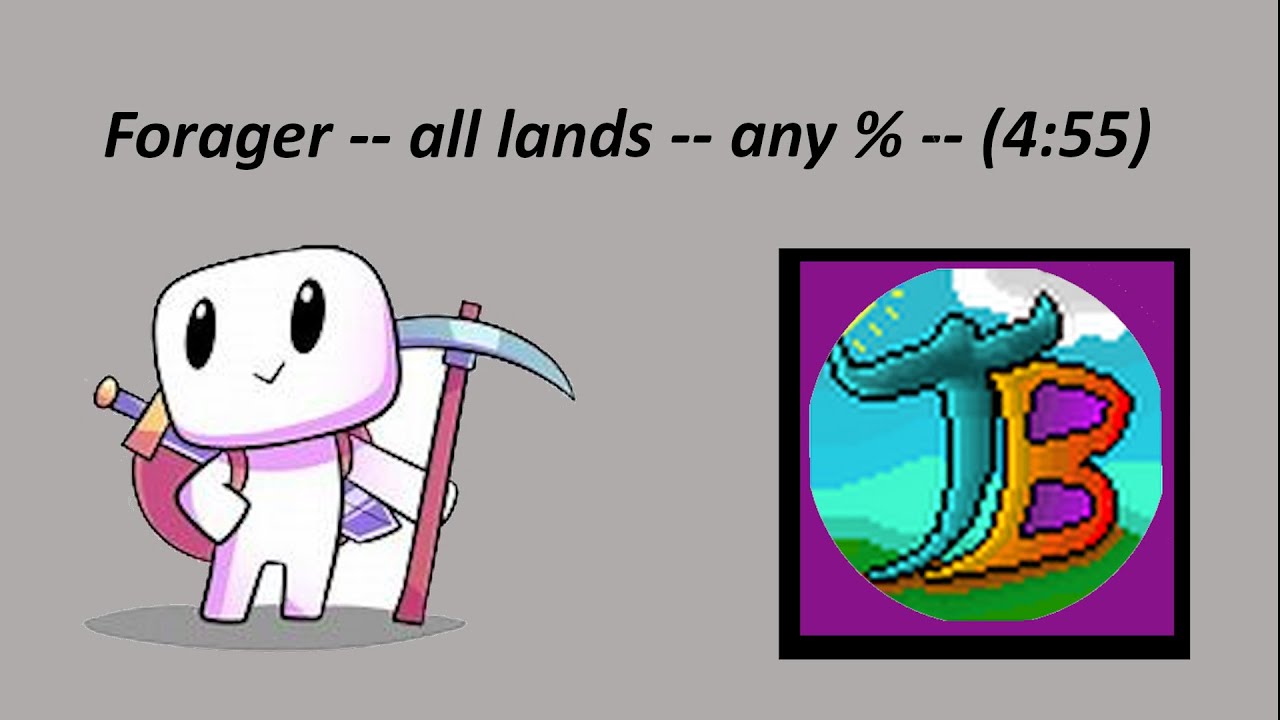FORAGER SPEED RUN -- ALL ISLAND -- ANY % -- (4:55) - YouTube
