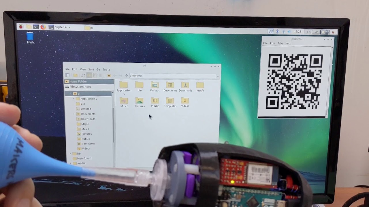 Testing LipSync Wireless as Bluetooth mouse on Raspberry Pi 4 - YouTube