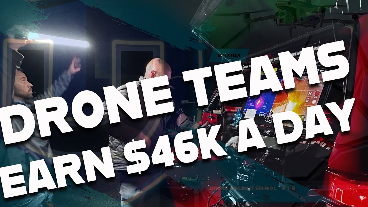 The most a Drone Pilot team has earned $46,000 a Day at Drone U. - YouTube