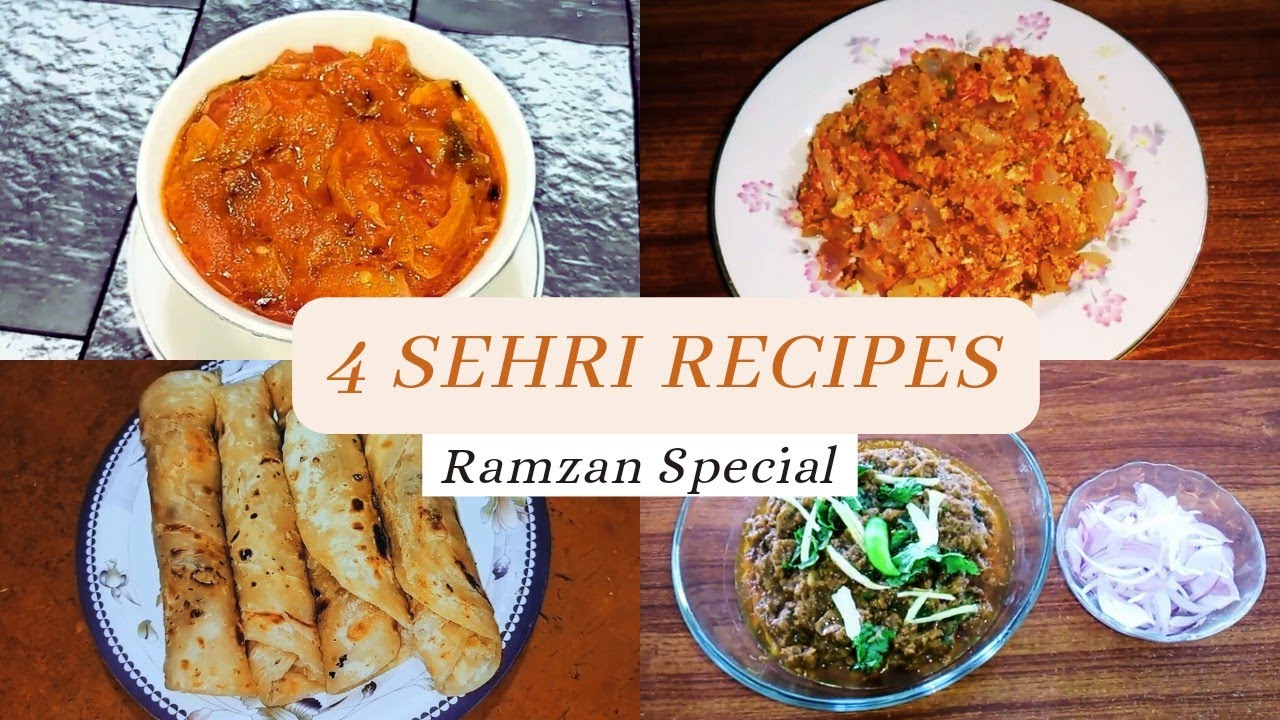 4 Delicious Sehri Recipes | Quick & Easy Recipes | By Fatima's Cooking ...