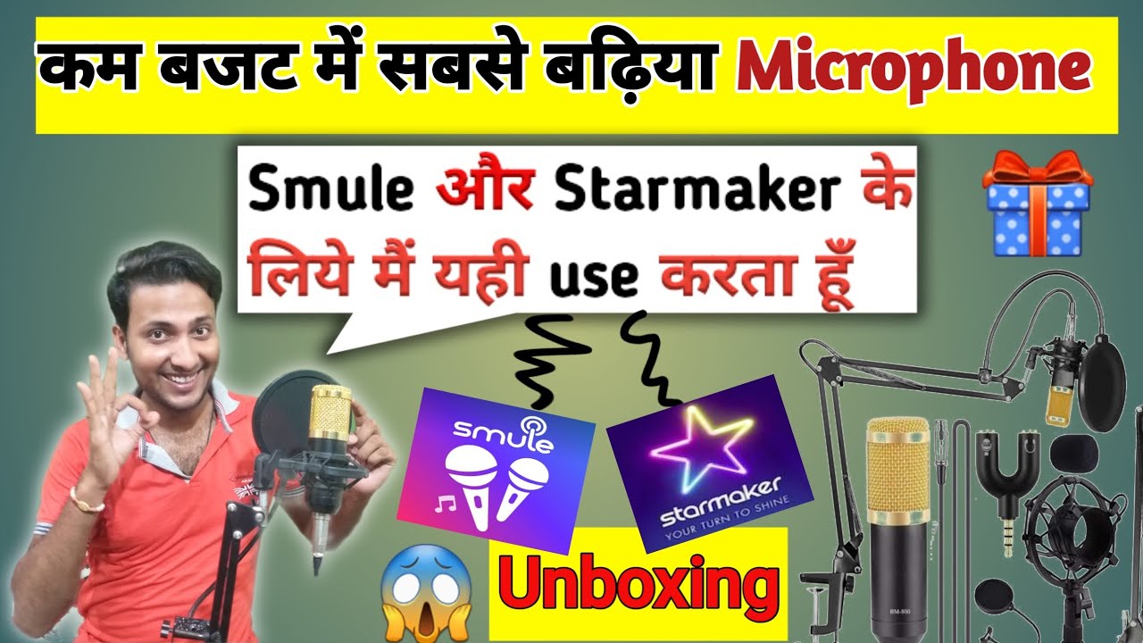 BM 800 Condenser Microphone, (Unboxing, Setup And Review) || BM 800 MIC ...