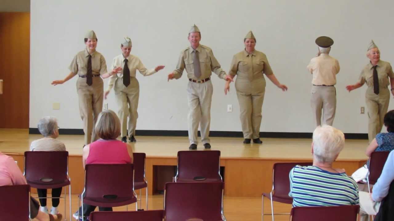 "Friends On Tap" Dancing to "Boogie Woogie Bugle Boy" - YouTube