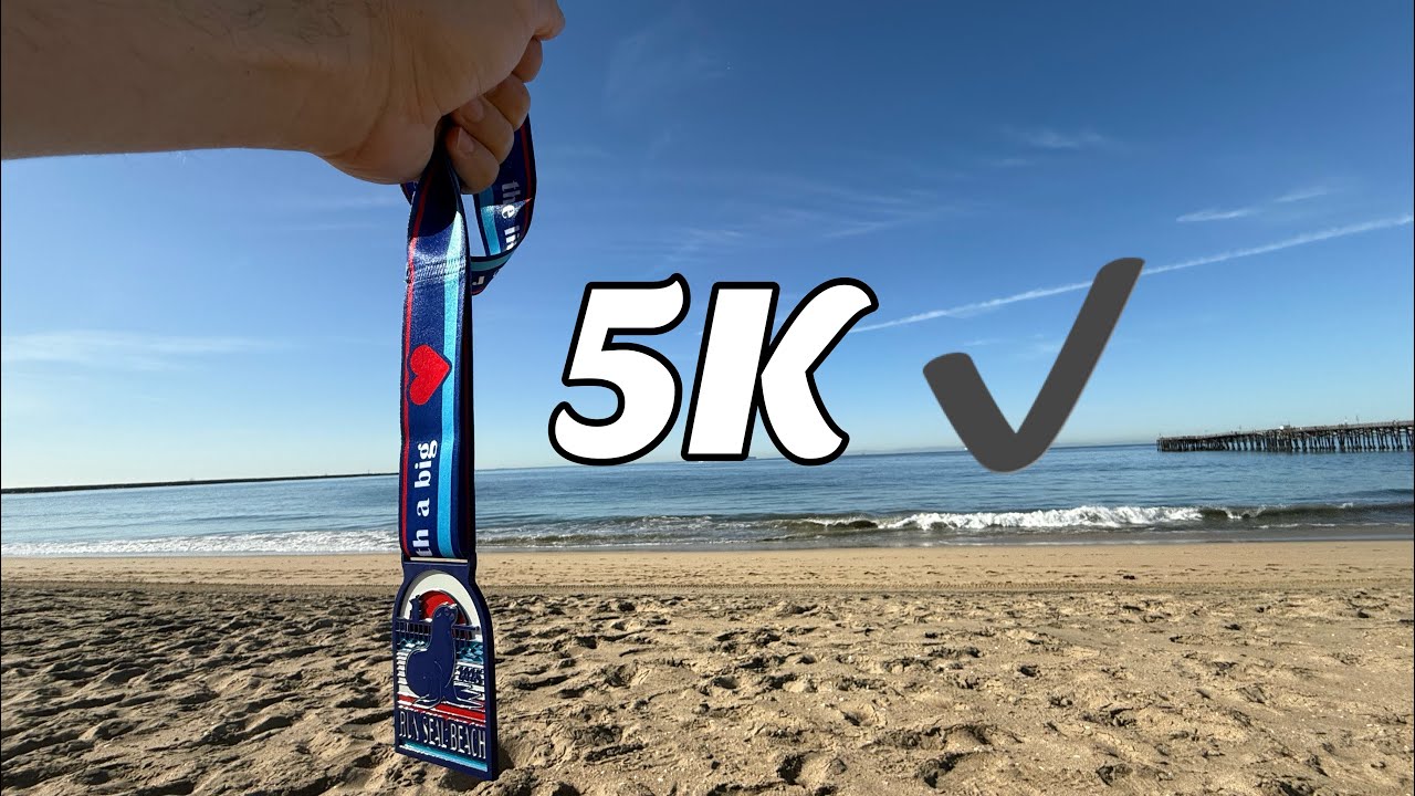 Running a 5K marathon - YouTube